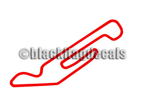 NOLA Motorsports track map sticker – Black Flag Decals